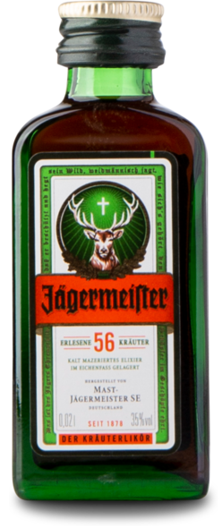 Køb Jægermeister 35%, 4 cl. her.